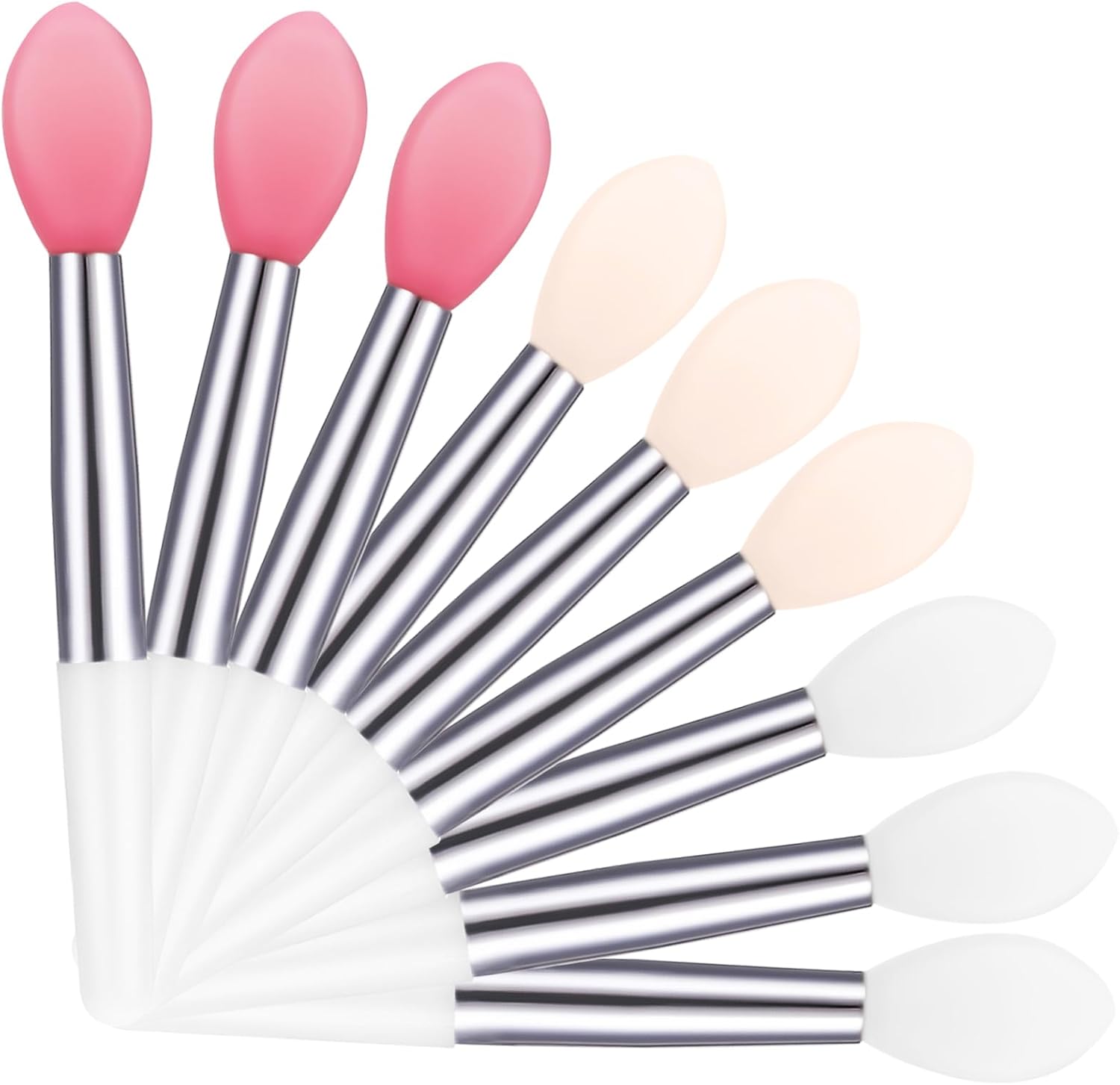 9 Pcs Silicone Lip Brushes - Mini Applicator Brushes for Lipsticks ...
