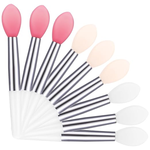 Amazon.com: 9PCS Reusable Lip Balm Applicator - Silicone Lipstick ...