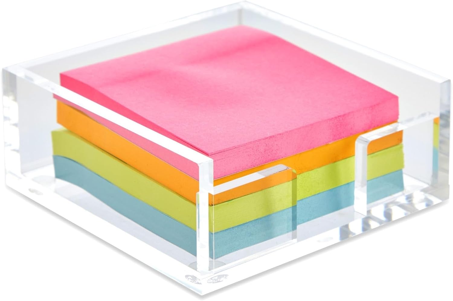 Amazon.com : Juvale Sticky Note Dispenser for Office Desk Accessories ...