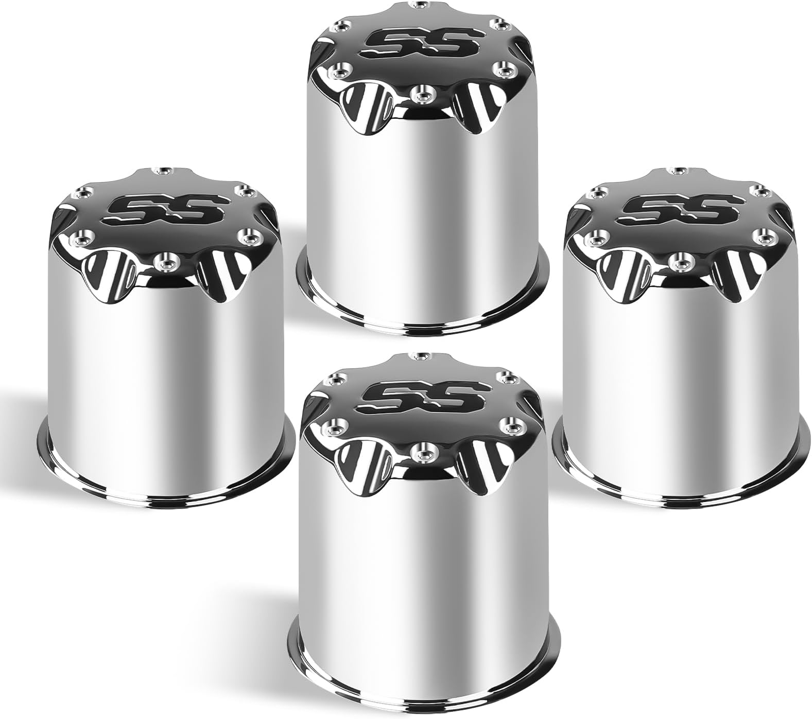 Amazon.com: InTech Auto Wheel Center Hub Caps for EZGO Yamaha SS Golf ...