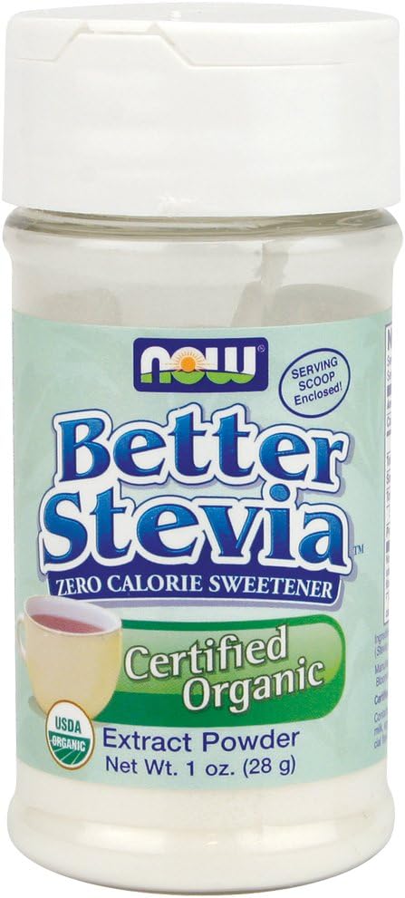 Amazon.com: Now Foods Better Stevia Certified Organic Extract Powder 1 ...