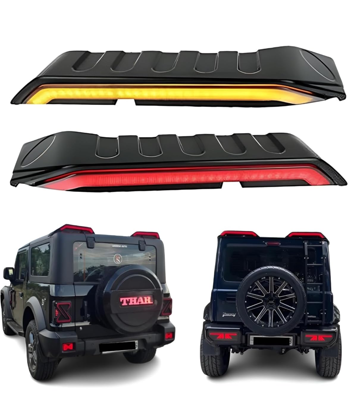 TRENDWALA Stylish Spoiler Type LED Lights, Roof Lights for Mahindra ...