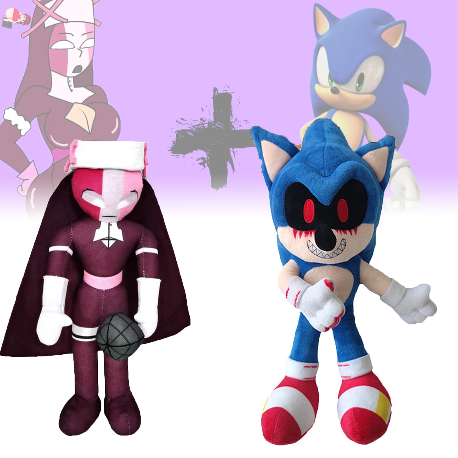 Fnf Sonic Exe Plush Horrible Plushies Sonic Exe Boyfriend Sarvente ...