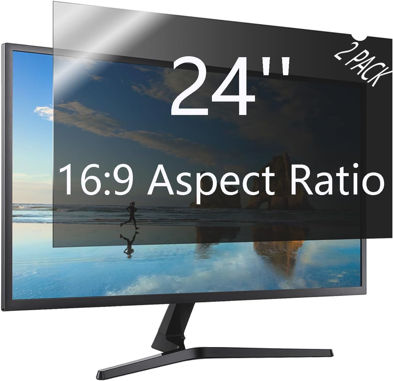 Amazon.com: J J-Dream 24 Inch Privacy Screen for Monitor for Widescreen ...