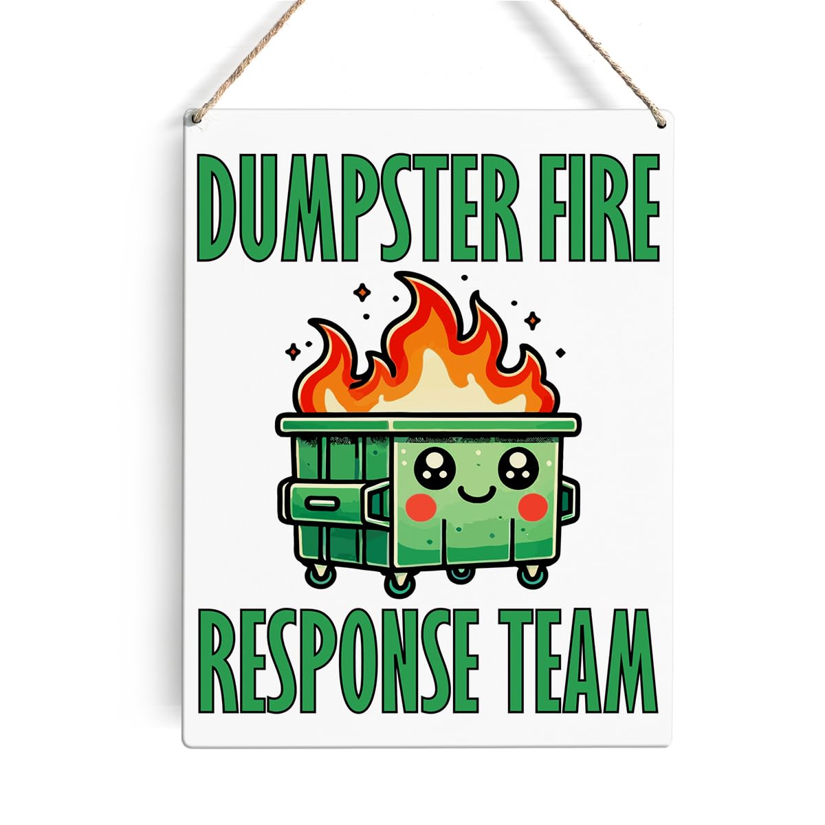 Snapklik.com : GUDIAO Dumpster Fire Wall Art Accessories Dumpster Fire ...
