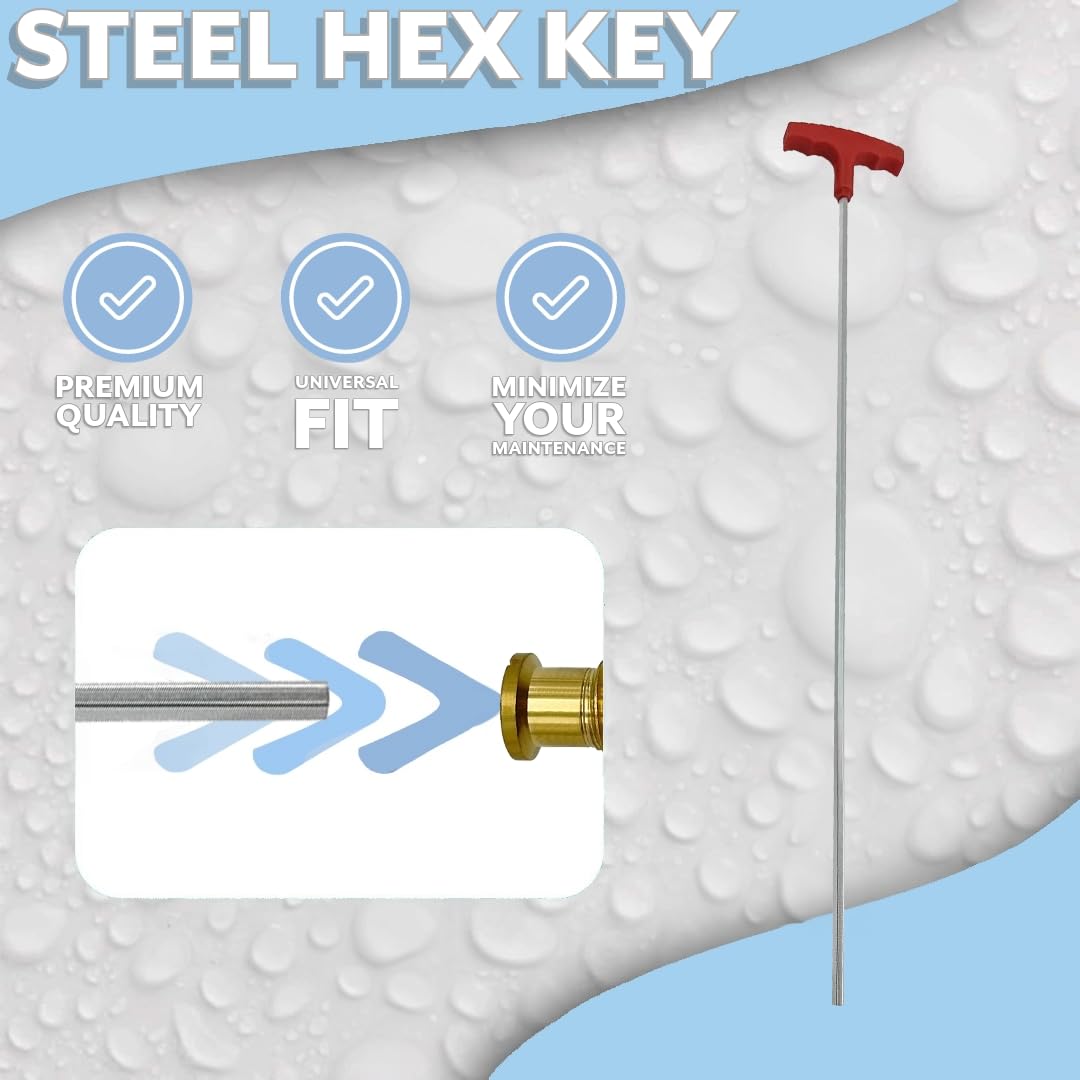 Snapklik.com : Poolzilla 24" Hex Key For Pool Anchors