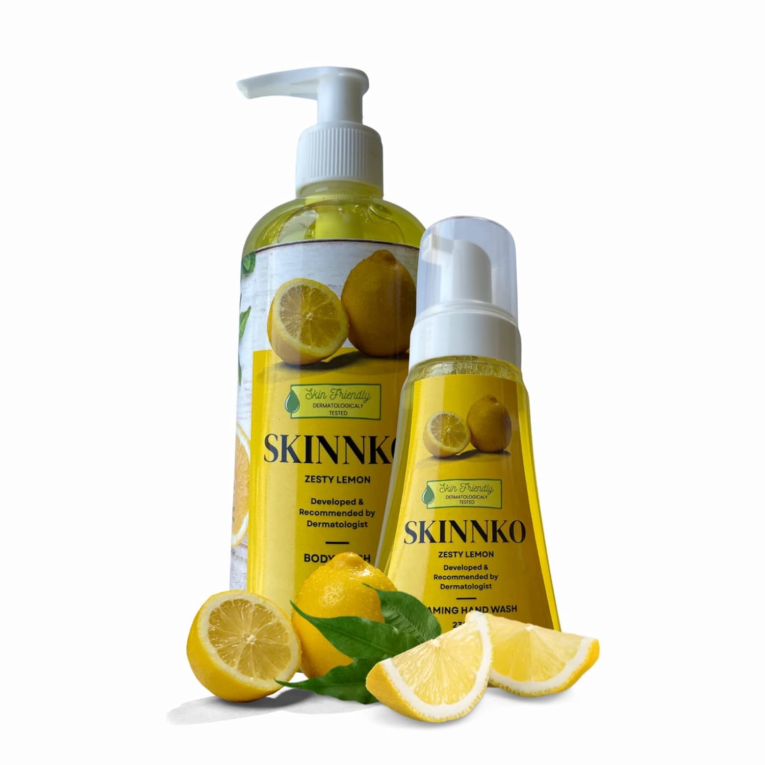 Buy Skinnko Zesty Lemon hand wash and body wash Online at Low Prices in ...