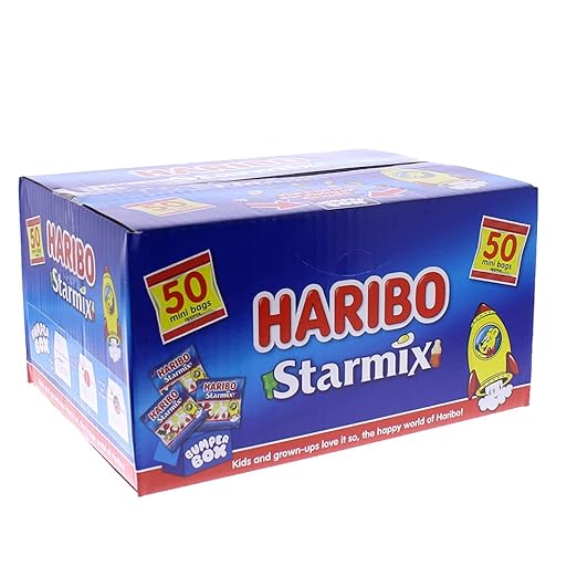 HARIBO Starmix Bumper Box 50 x 16g Mini Bags Party Multipack 800g : Amazon.co.uk: Books