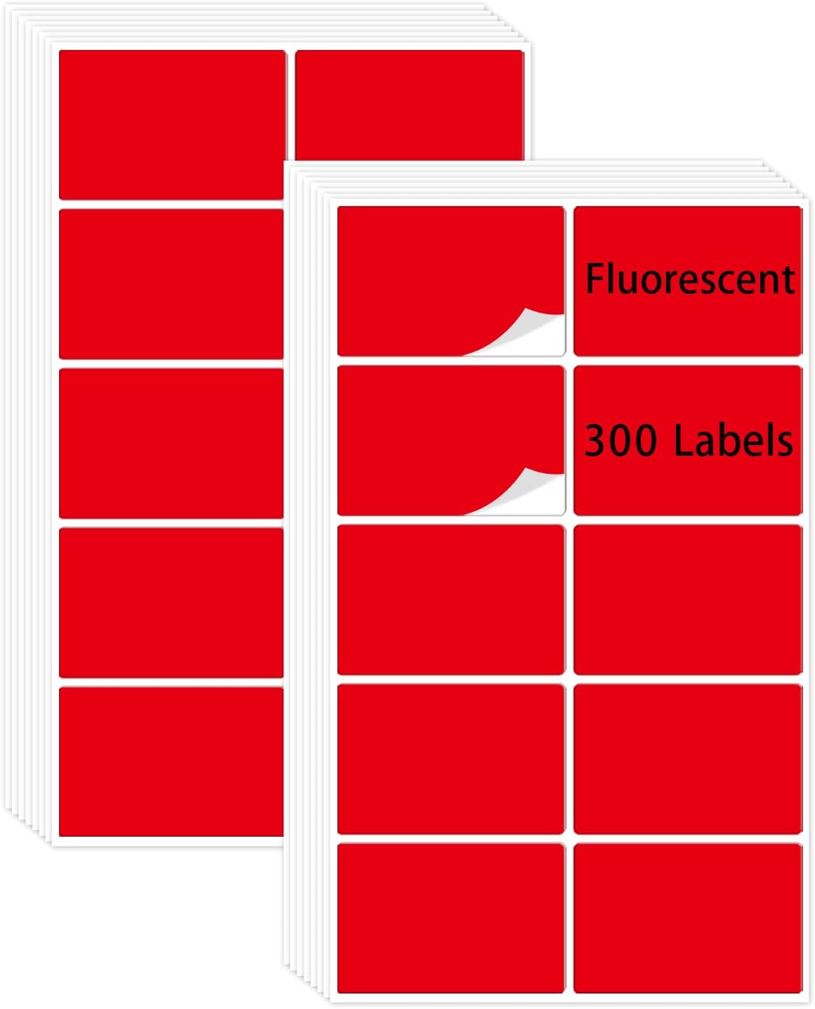 Amazon.com: YEGAWEN 2x3 Inch Colored Labels Stickers Rectangular Moving ...