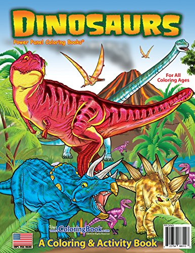 Dinosaurs Coloring Book (8.5x11): ColoringBook.com, Really Big Coloring ...