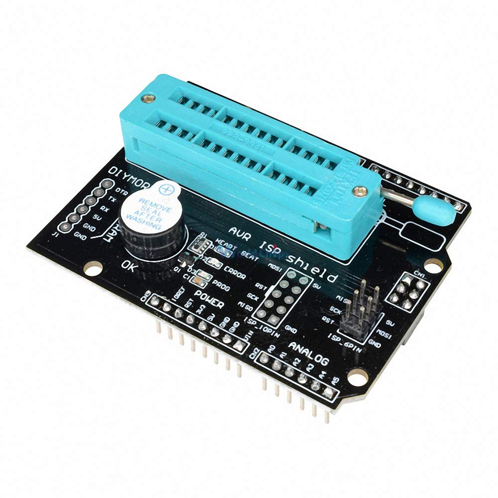 Avr Isp Shield Burning Bootloader Programmer Atmega328p Bootloader