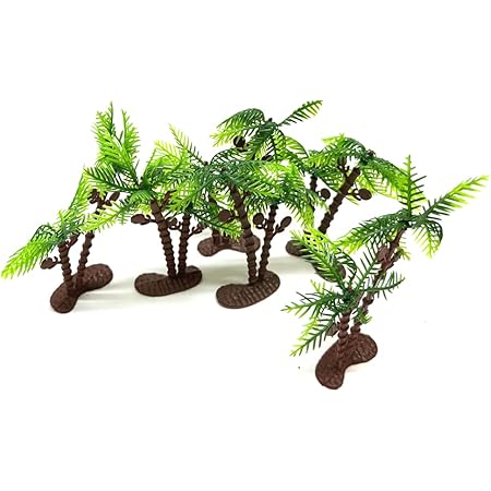 Amazon.com: Mini Plastic Artificial Palms Trees 6PC : Home & Kitchen