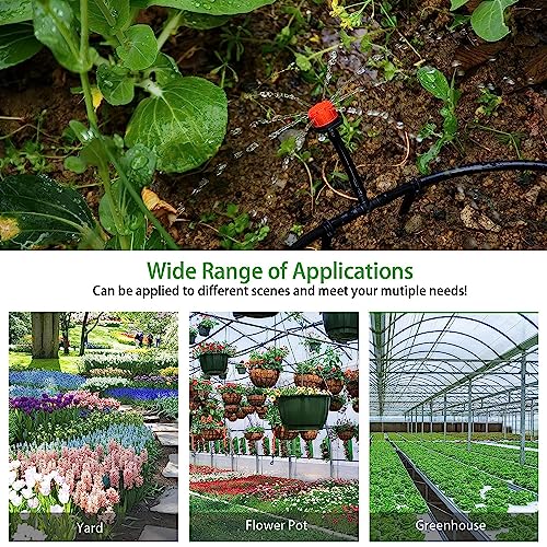 300Pcs Drip Irrigation Fittings Kit for 1/4" Tubing, Drip Line ...