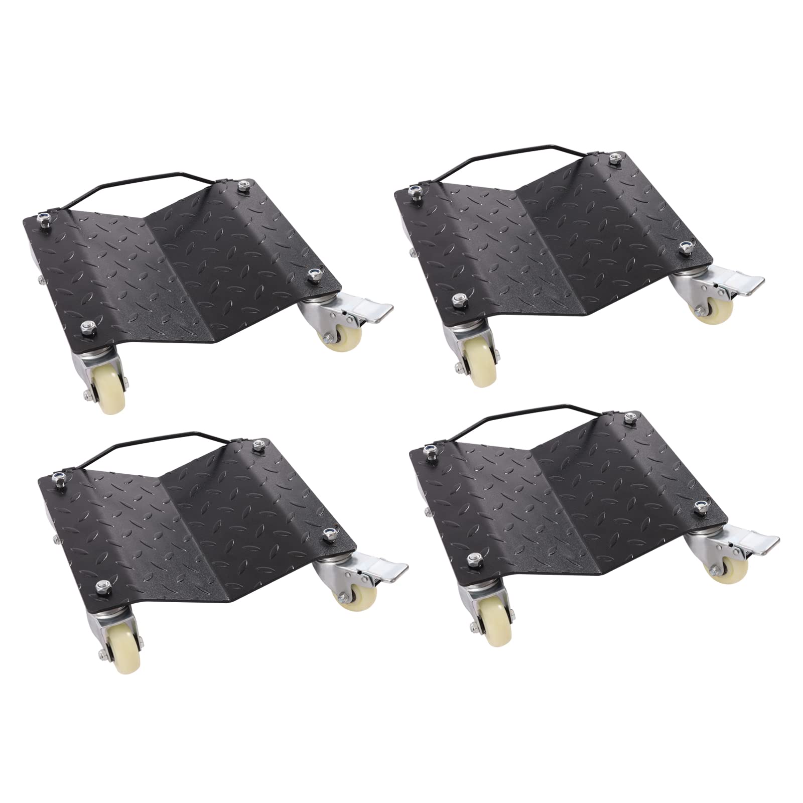 Amazon.com: BANLICALI Car Wheel Dolly, Black Wheel Dollies Set of 4 ...