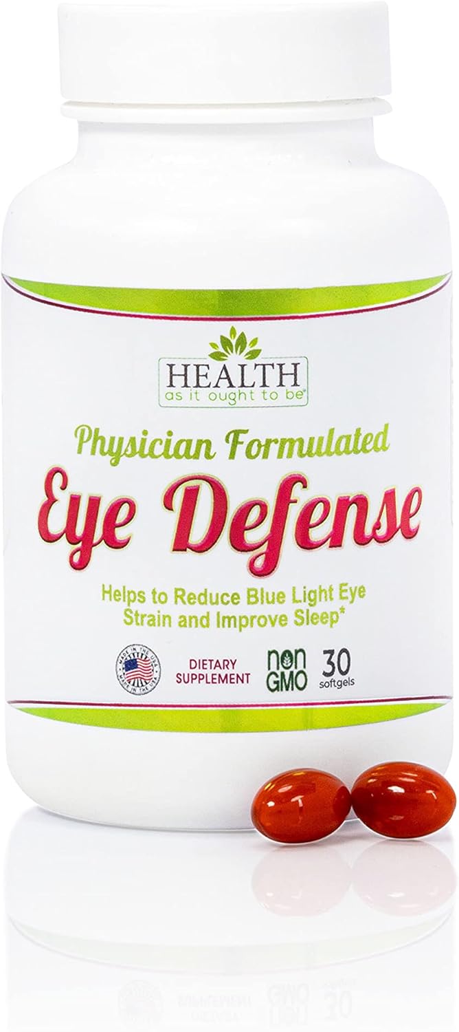 Amazon.com: Health As It Ought to Be Eye Defense Supplement | Physician ...