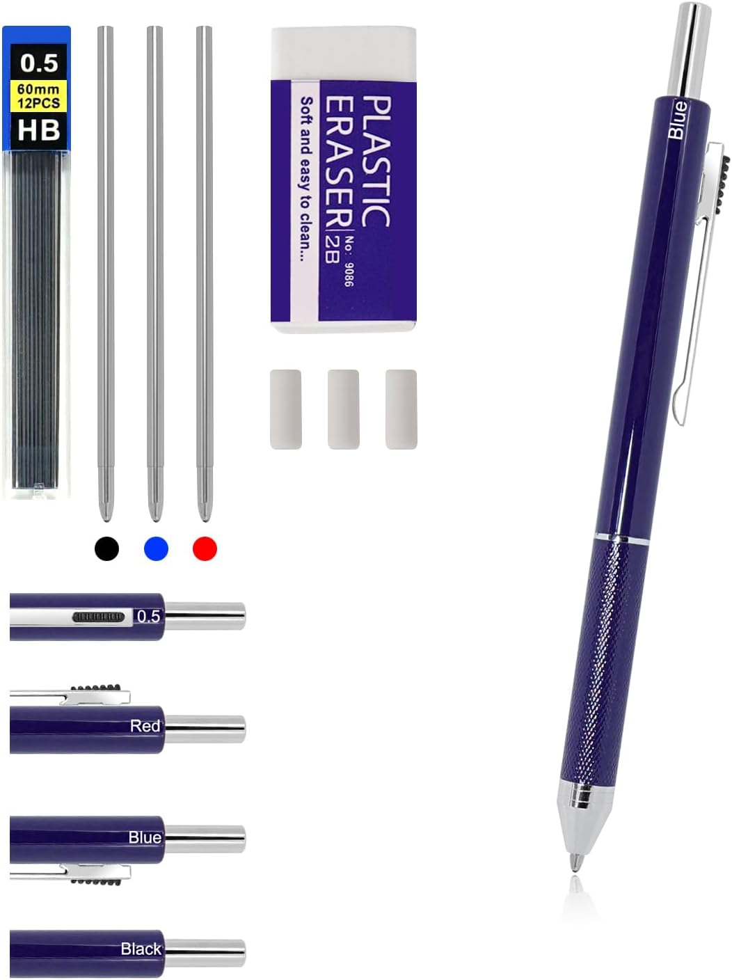 Amazon.com : SKILCRAFT B3 Aviator Multi-function Pen Black/Red Ink ...