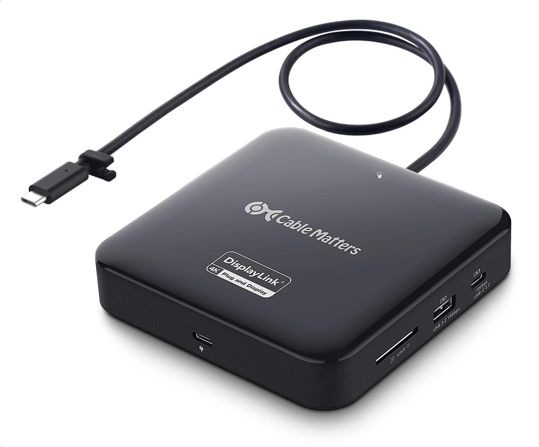 Amazon.com: Cable Matters 7-in-1 Dual 4K 60Hz USB C DisplayLink Dock ...