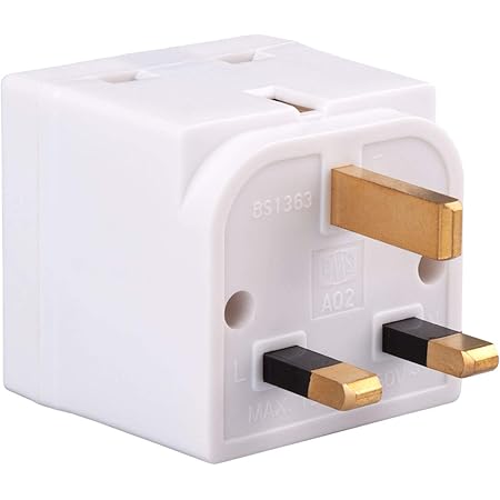 EXTRASTAR 3 Way Triple Plug Block Mains Adaptor, 3 pins Socket Splitter ...