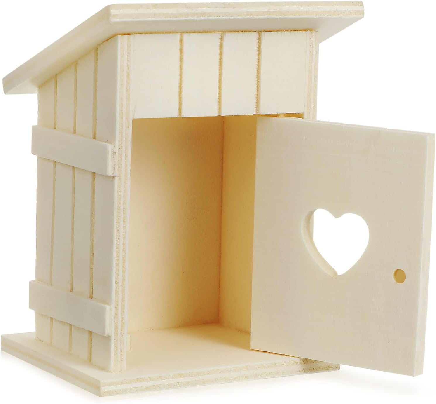 Amazon.com: FELTECHELECTR Craft Bird House Nesting Box Birdhouse Bulk ...