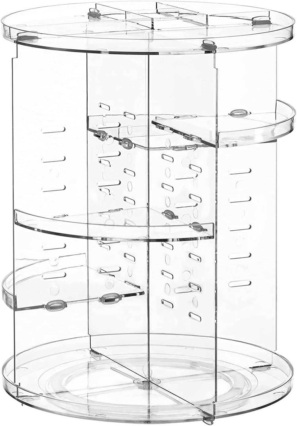 ROSEBEAR 360 Rotating Makeup Organizer, 6 Layers Spinning Skincare ...