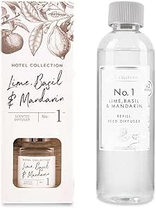 Hotel Collection Reed Diffuser N°1 - Lime, Basil & Mandarin 100ml and ...