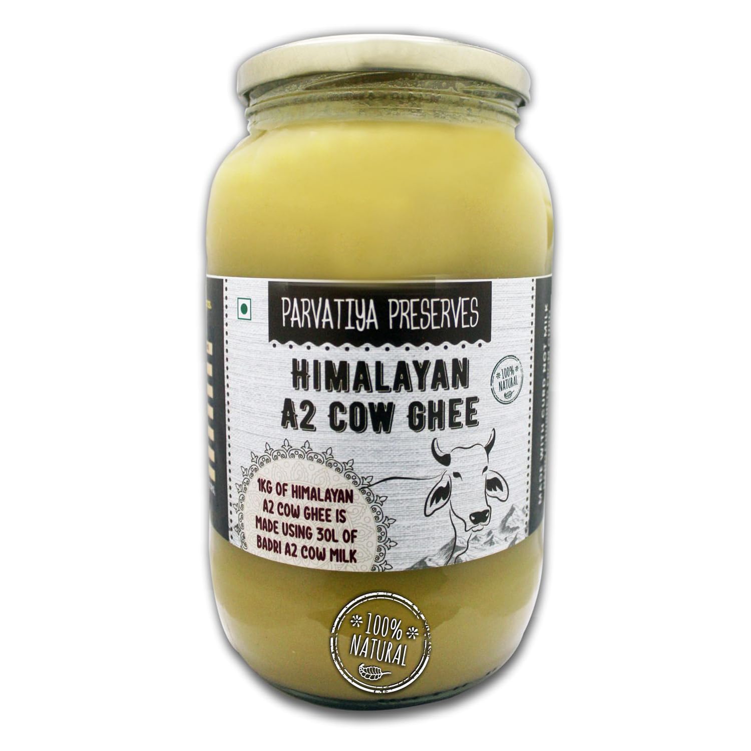 Parvatiya Preserves Himalayan A2 Desi Badri Cow Ghee Purely Hand ...