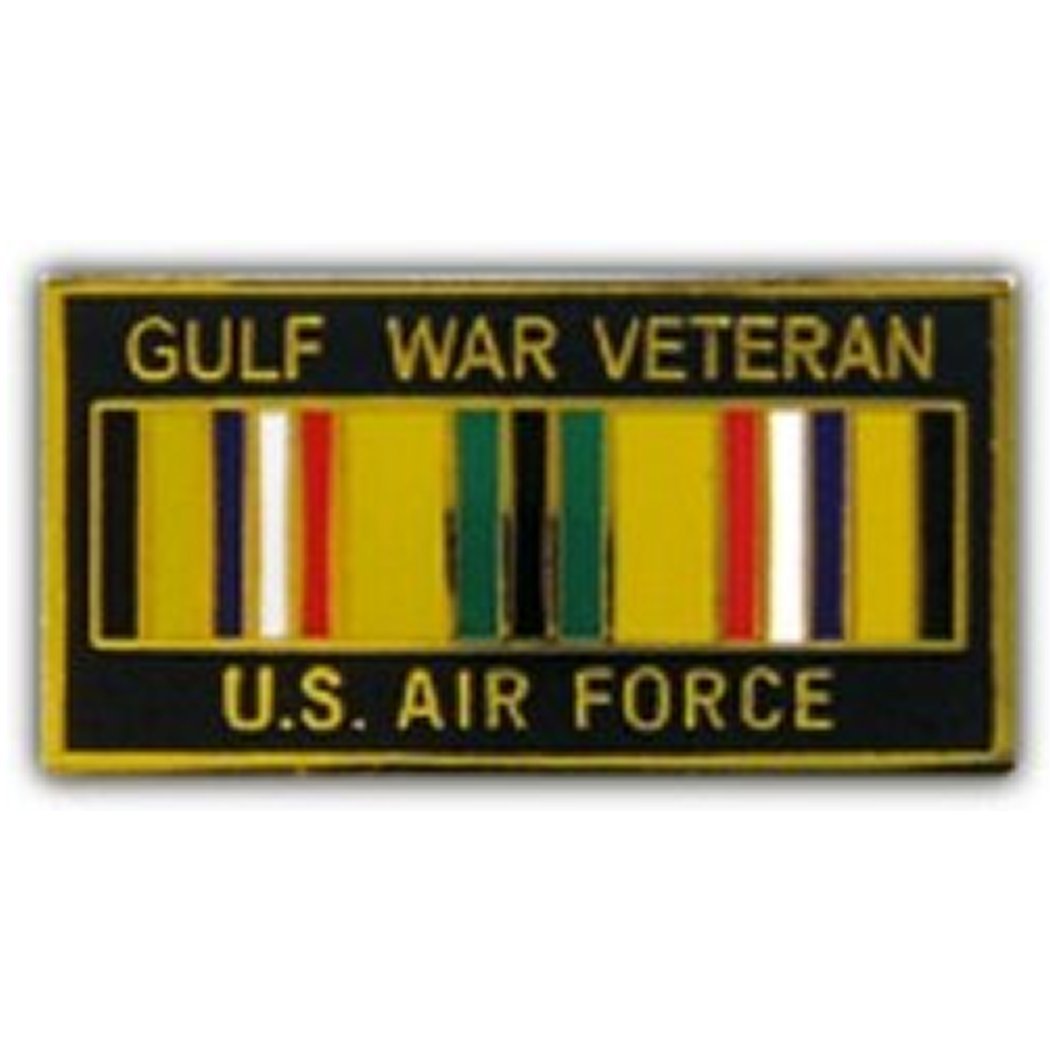 Amazon.com: US Air Force Gulf War Veteran Lapel Pin: Novelty Buttons ...
