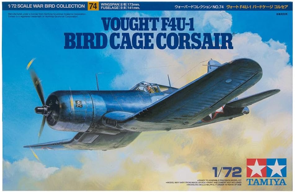 Tamiya Models Vought F4U-1 Corsair Model Kit