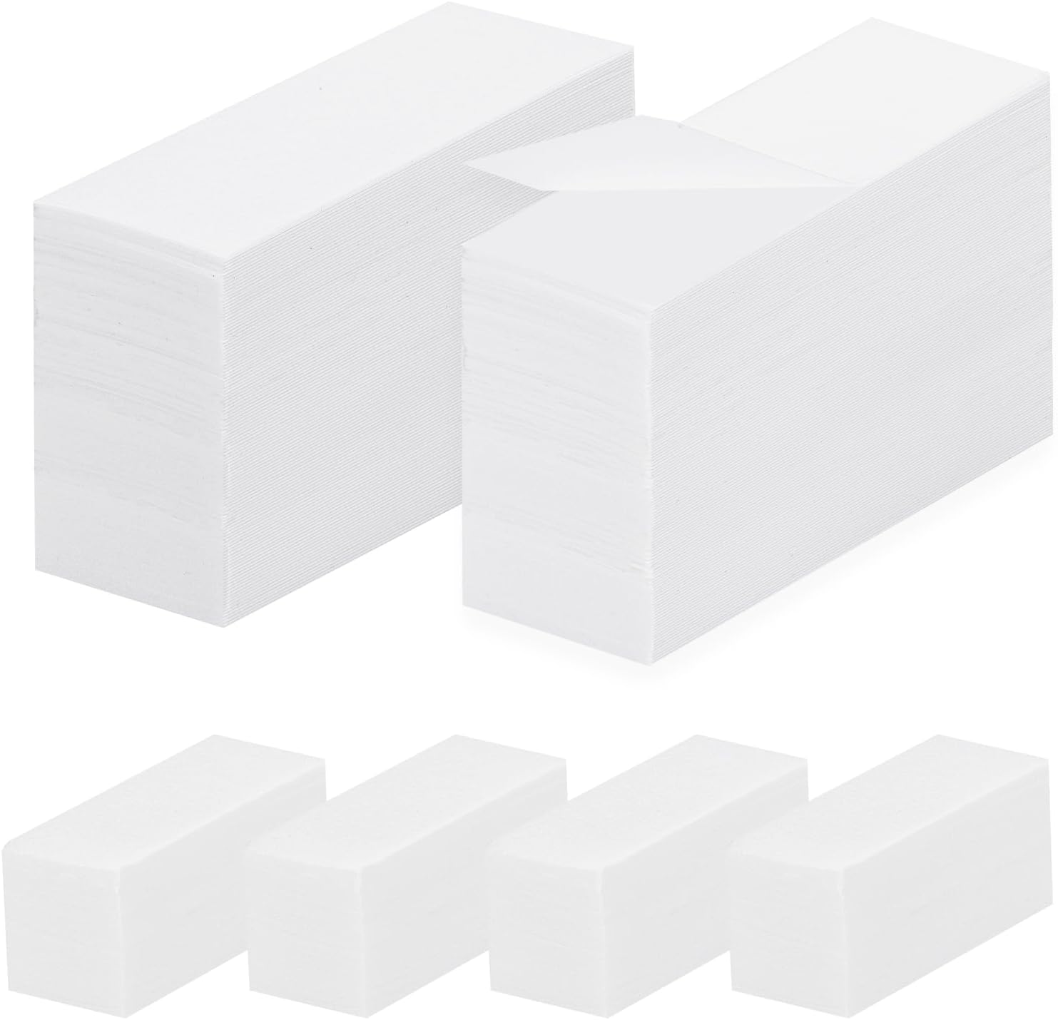 Amazon.com : 500Pcs Non Woven Wax Strips Soft Waxing Paper Sheets for ...