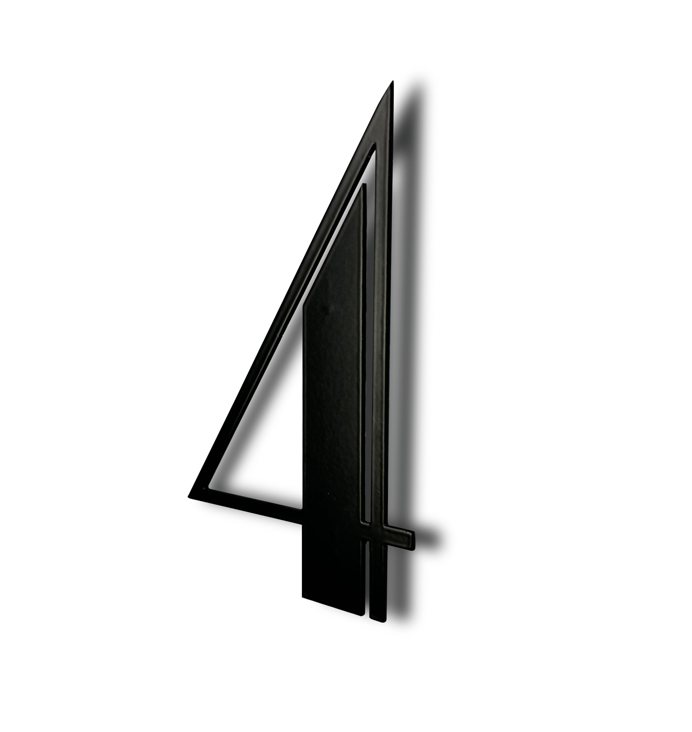 Snapklik.com : NACH Floating House Numbers, 6 Inch Steel Black House ...