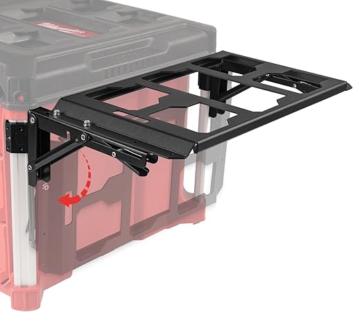 Folding Mount Compatible with Milwaukee Packout Toolbox, Side Storage ...