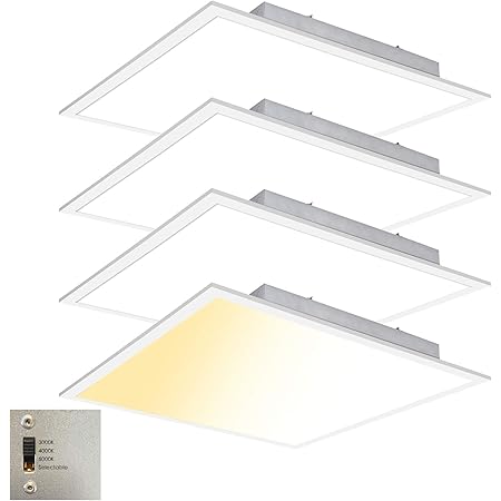 2x2 FT LED Light Flat Panel, 20/30/40W, Color Temperature Selectable 3K ...