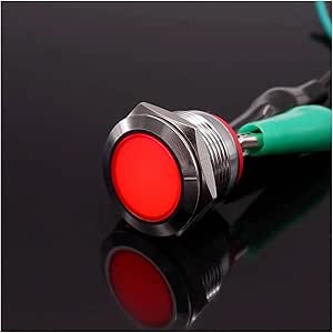 Amazon.com: Indicator Light 16mm Metal Indicator Light Screw Terminal ...