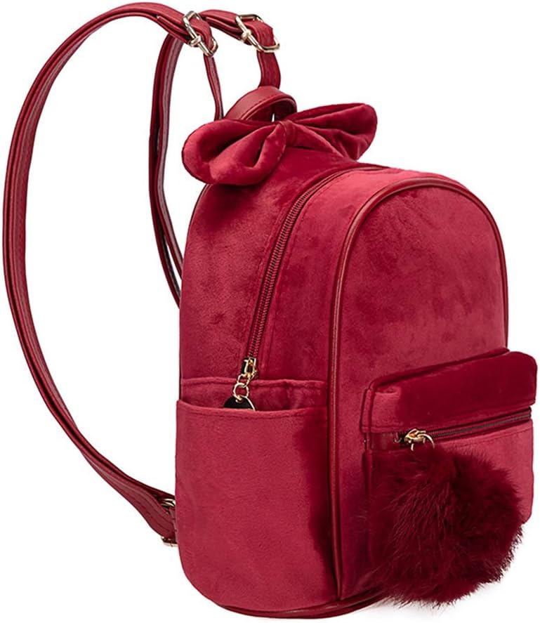 Amazon.com: Mini Backpack Purse for Women Teenage Girls Purses Velvet ...