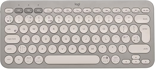 Logitech K380 Multi-Device Wireless Bluetooth Keyboard, Easy-Switch ...