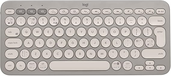 Logitech K380 Multi-Device Wireless Bluetooth Keyboard, Easy-Switch ...