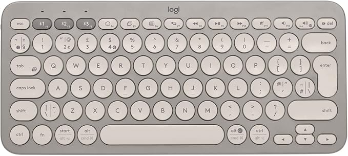 Logitech K380 Multi-Device Wireless Bluetooth Keyboard, Easy-Switch ...