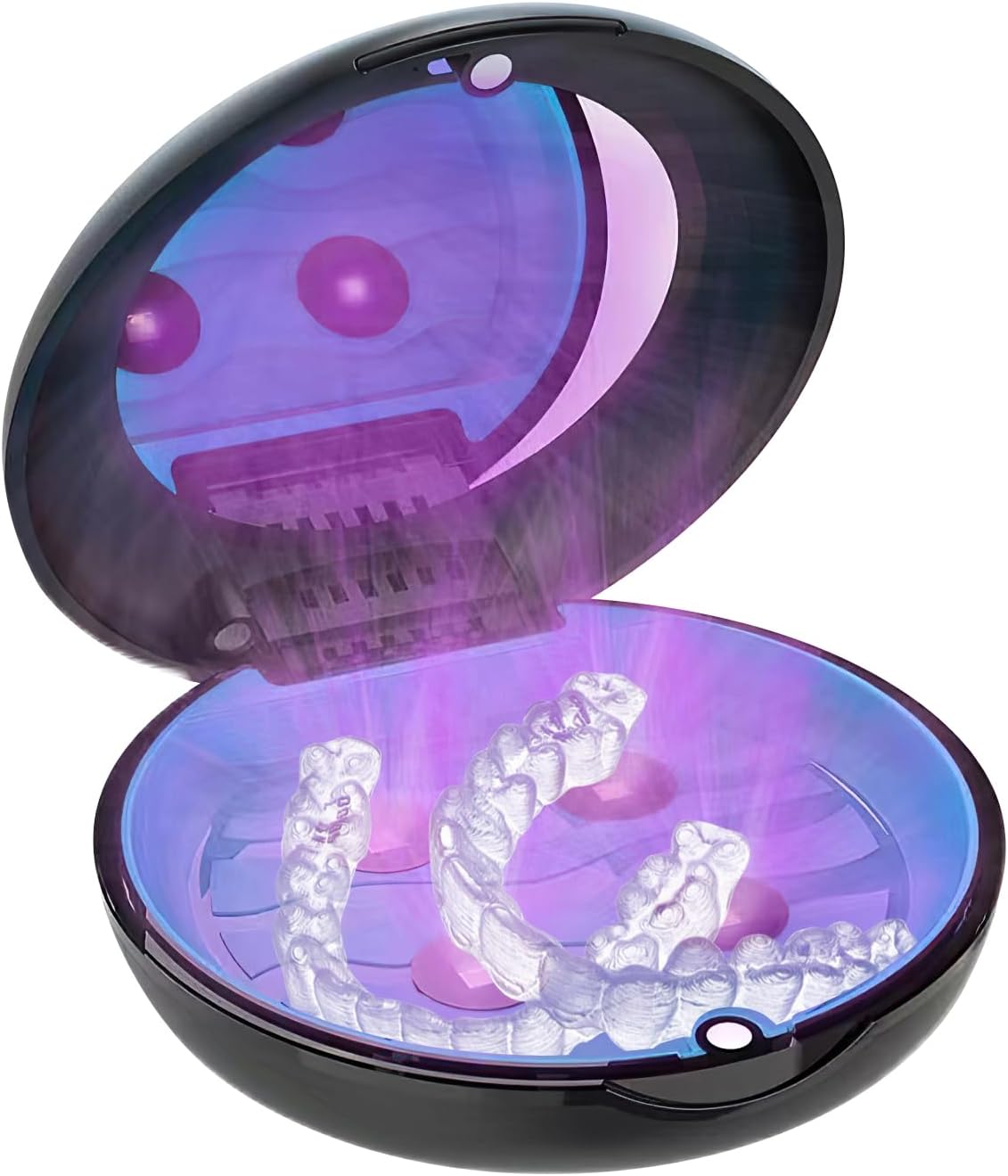 DURTAIL Retainer Case, Denture Box, Retainer Box, UV Light Tooth Splint ...