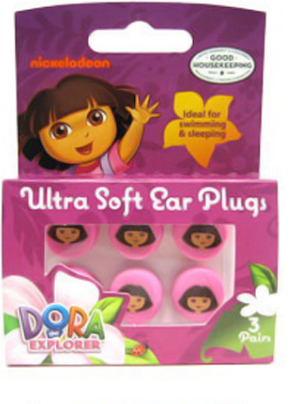 Buy Nickelodeon Dora the Explorer Ultra Soft Ear Plugs 3 pair Online at ...