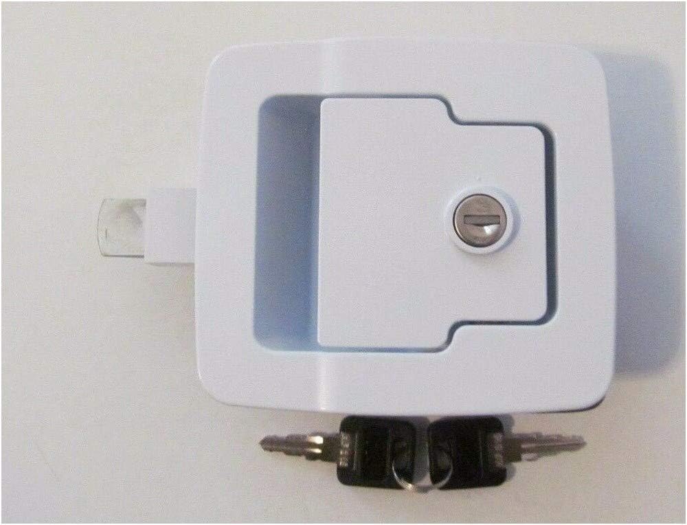 Amazon.com: Commercial FIC White RV 5" x 4 1/2" Baggage Door Lock 30205 ...