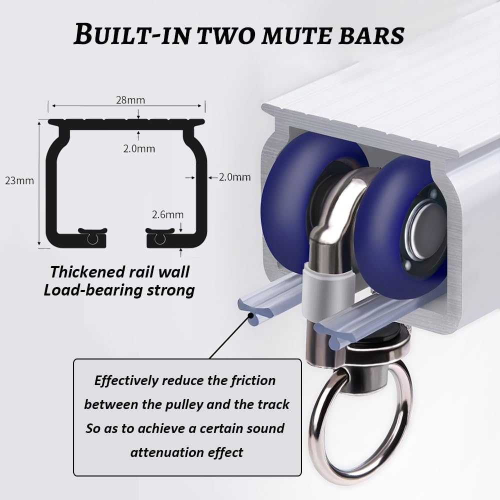 Industrial Curtain Roller Track Heavy Duty Sliding Curtain Rail