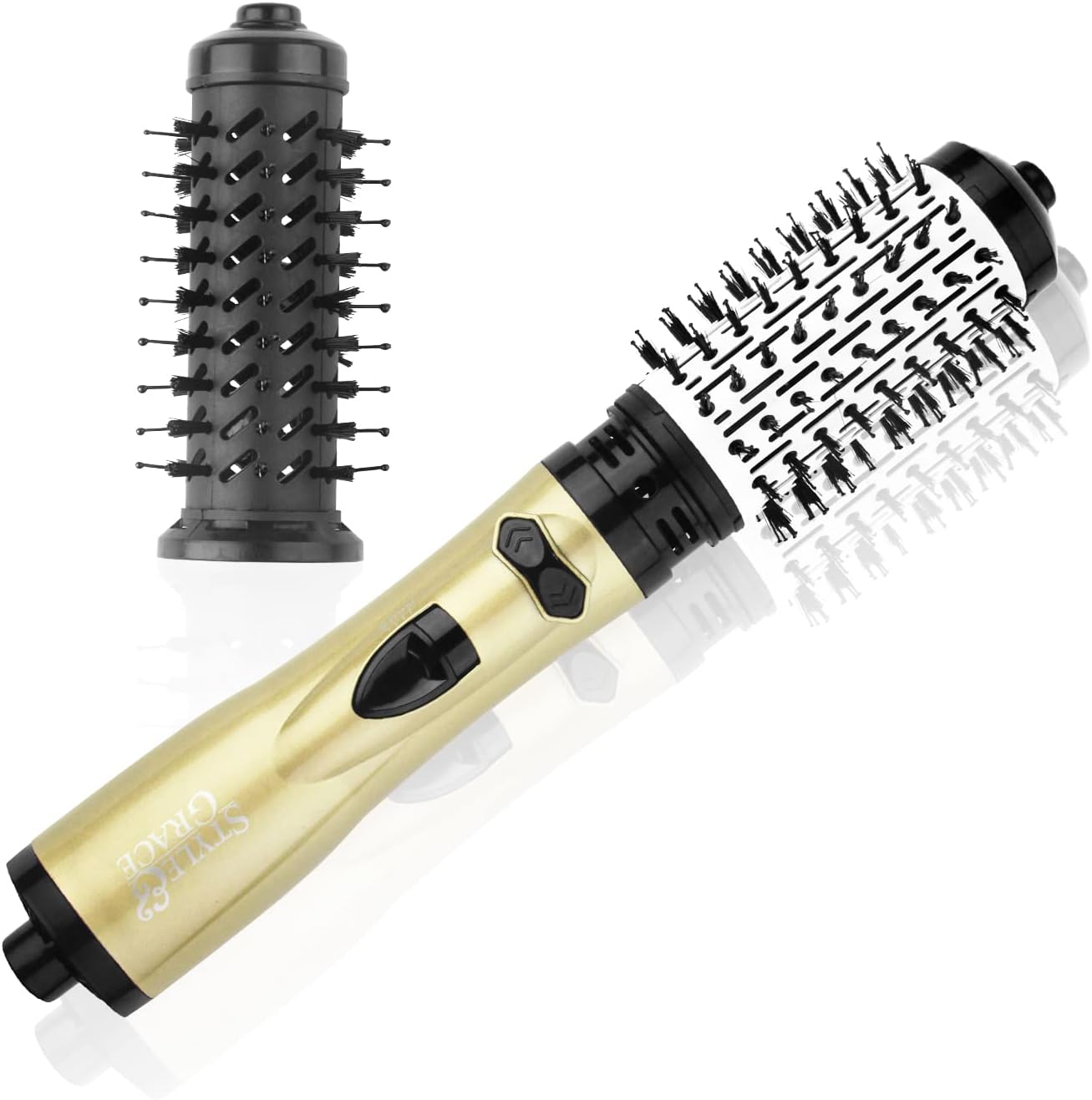 Amazon.com : Hot Air Brush Styler and Dryer,Rotating Hair Dryer Brush ...