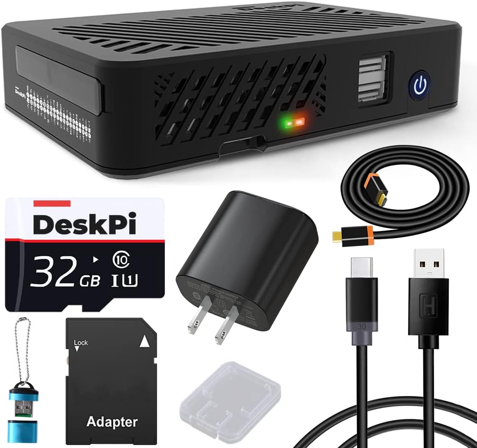 Amazon.com: GeeekPi DeskPi Lite for Raspberry Pi 4, Pi 4 Case with ...