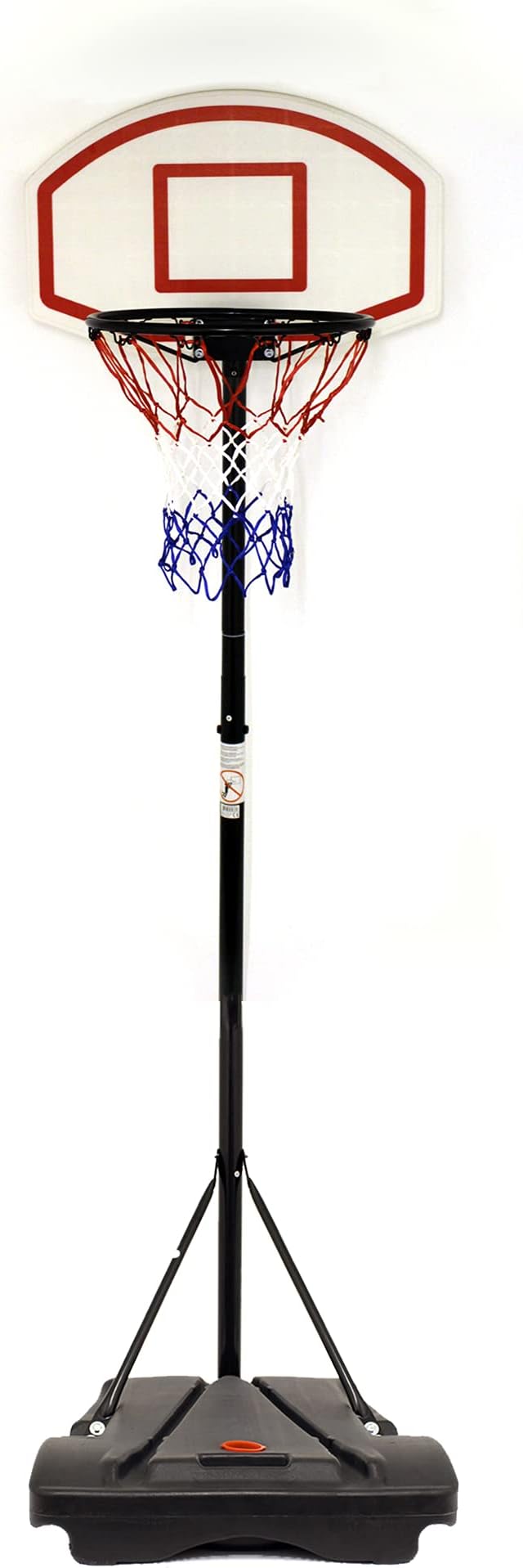 URBN-TOYS Outdoor Free Standing Portable Adjustable Basketball Hoop ...