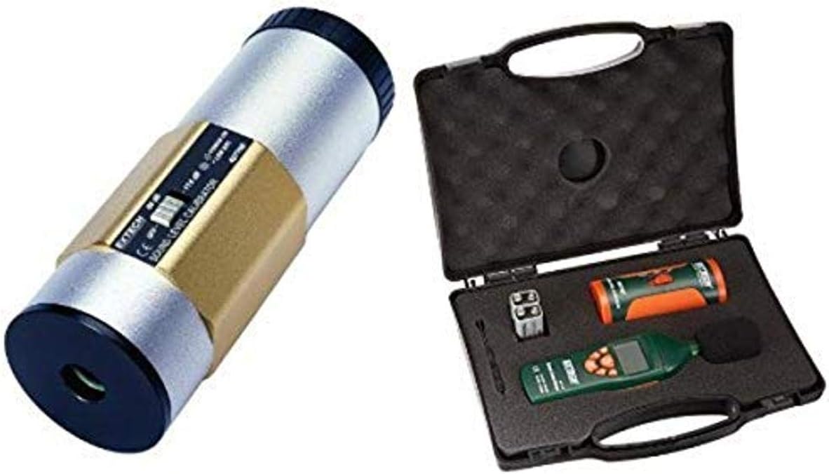 Amazon.com: Extech Low/High Range Sound Level Meter Kit with Sound ...