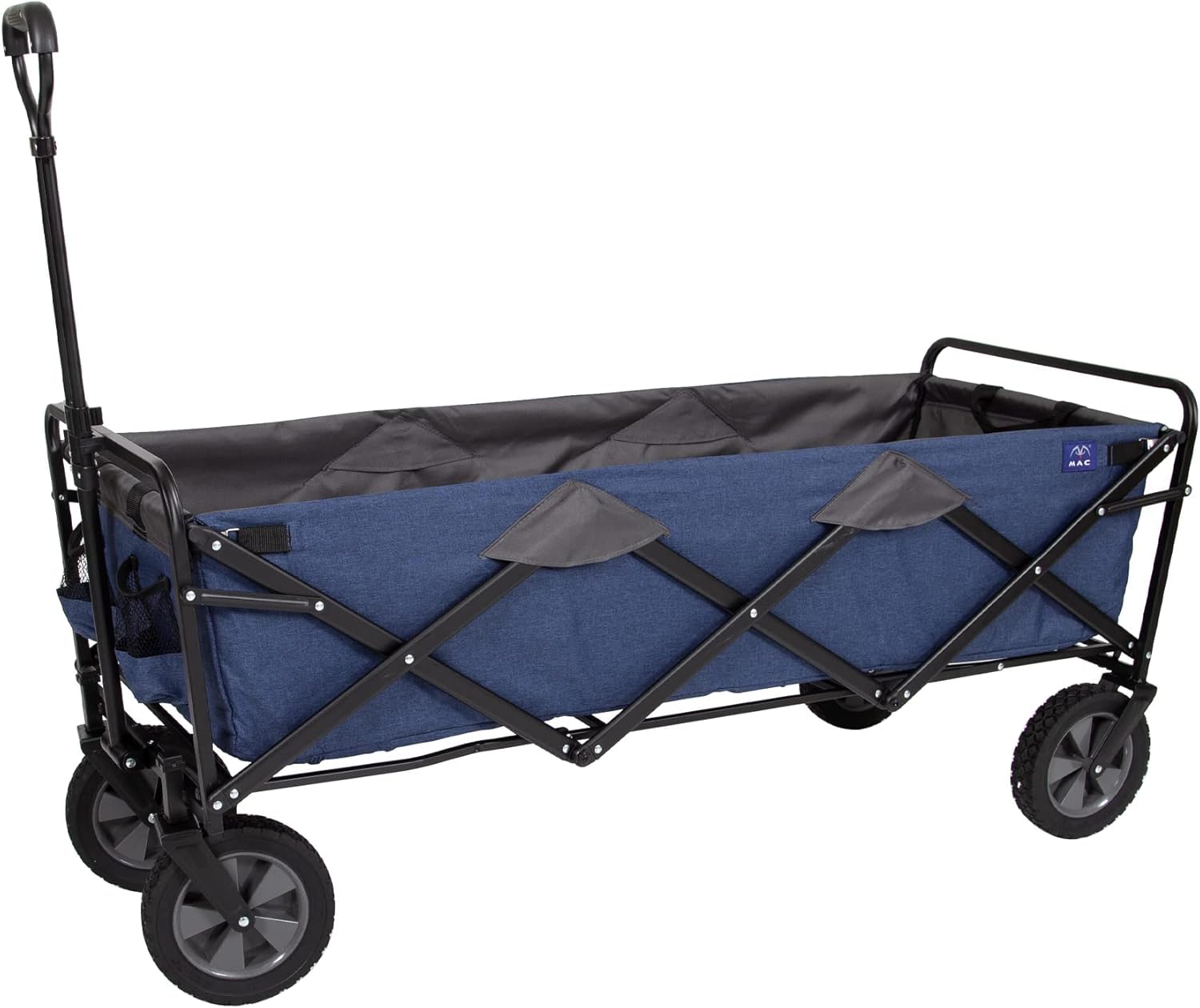 MacSports 52" Extra Long Extender Wagon Cart Heavy Duty Collapsible ...