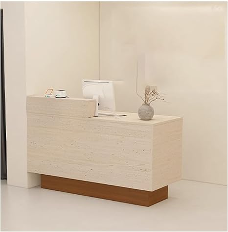 Amazon.com: YPIOUREN Reception Desk With Counter Drawers & Storage ...