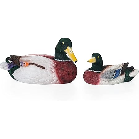 Amazon.com: Dreamseden Pond Duck Statues 2 Pcs Ducks Floating Pool ...