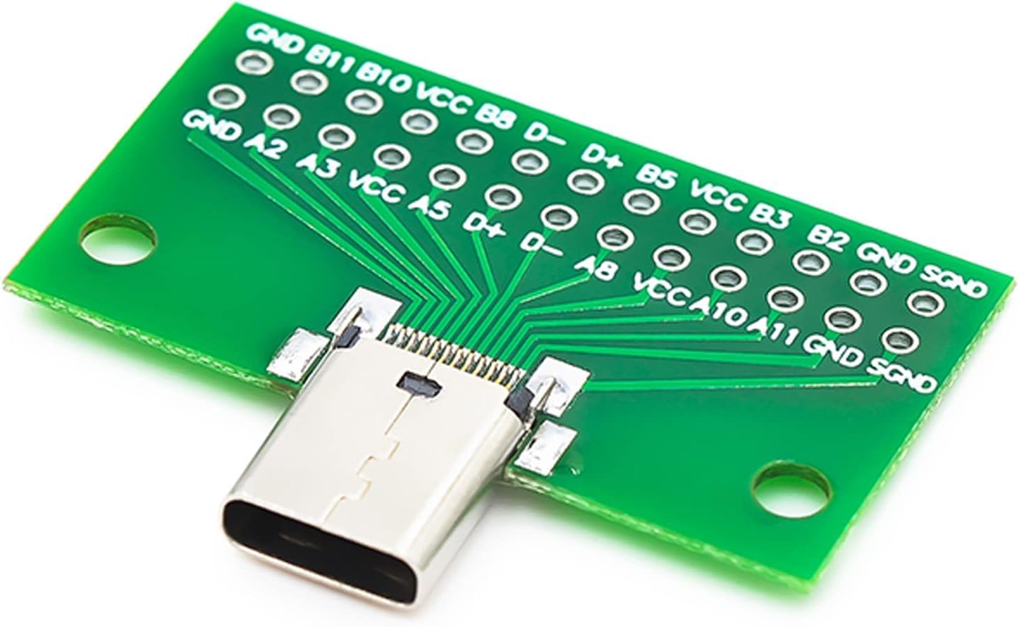 IDUINO Type-C Female USB 3.1 Test PCB Board Adapter Type C 24P 2.54mm ...