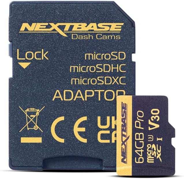 Amazon.com: Nextbase 64GB U3 Micro SD Memory Card - with Adapter ...